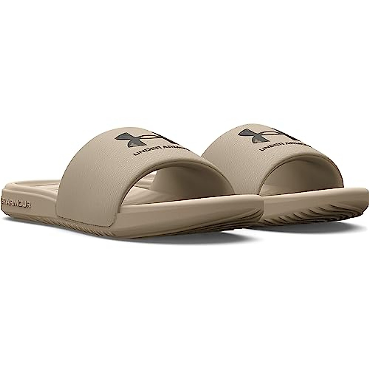 Under Armour Men's Ansa Graphic Logo Fixed Strap, (201) Khaki Base/Khaki Base/Federal Tan, 9, US