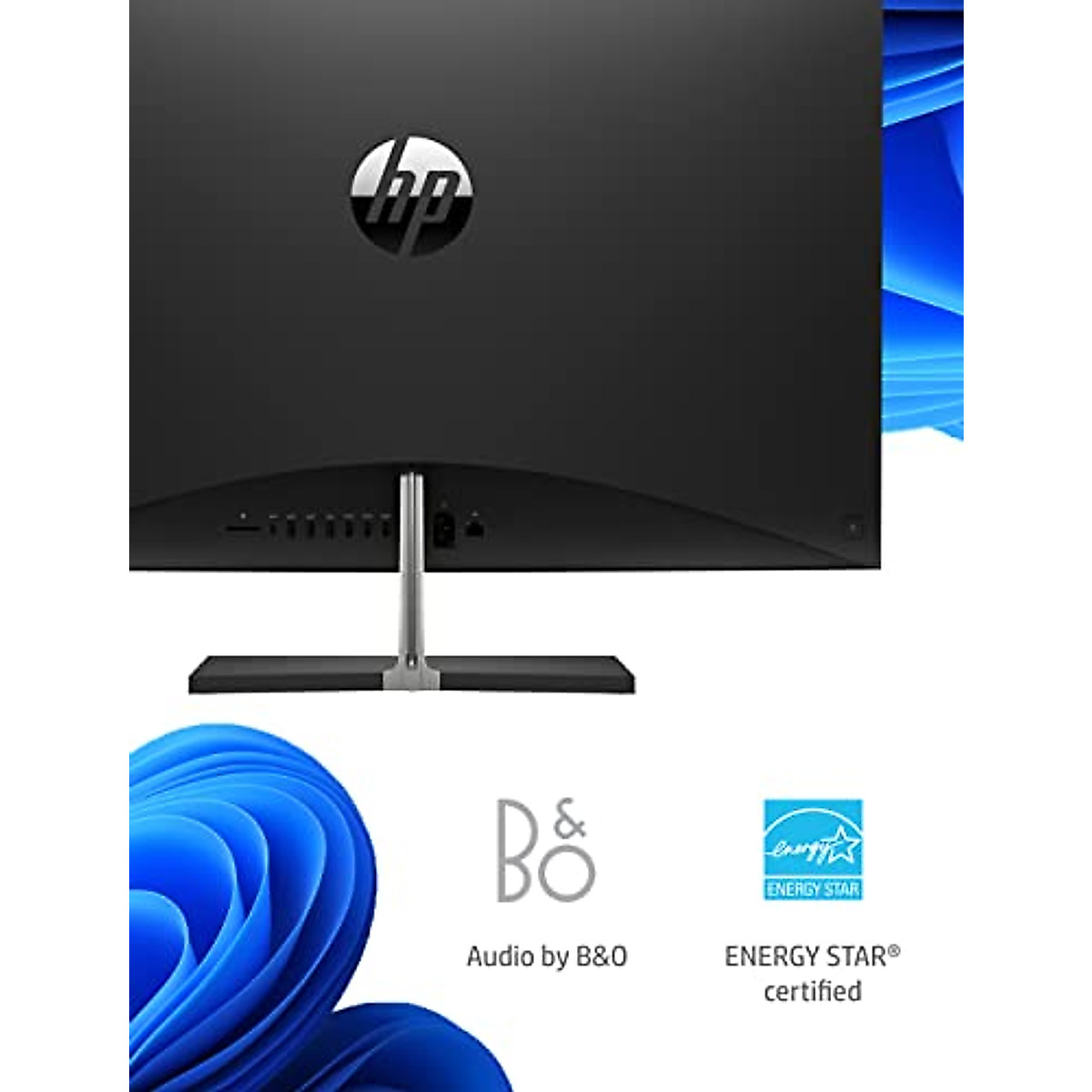 HP Pavilion 31.5 inch All-in-One Desktop PC, Intel Core i5-12400T Processor, Intel UHD Graphics, 16 GB RAM Memory, Windows 11 Home Operating System (32-b0010, Sparkling Black)