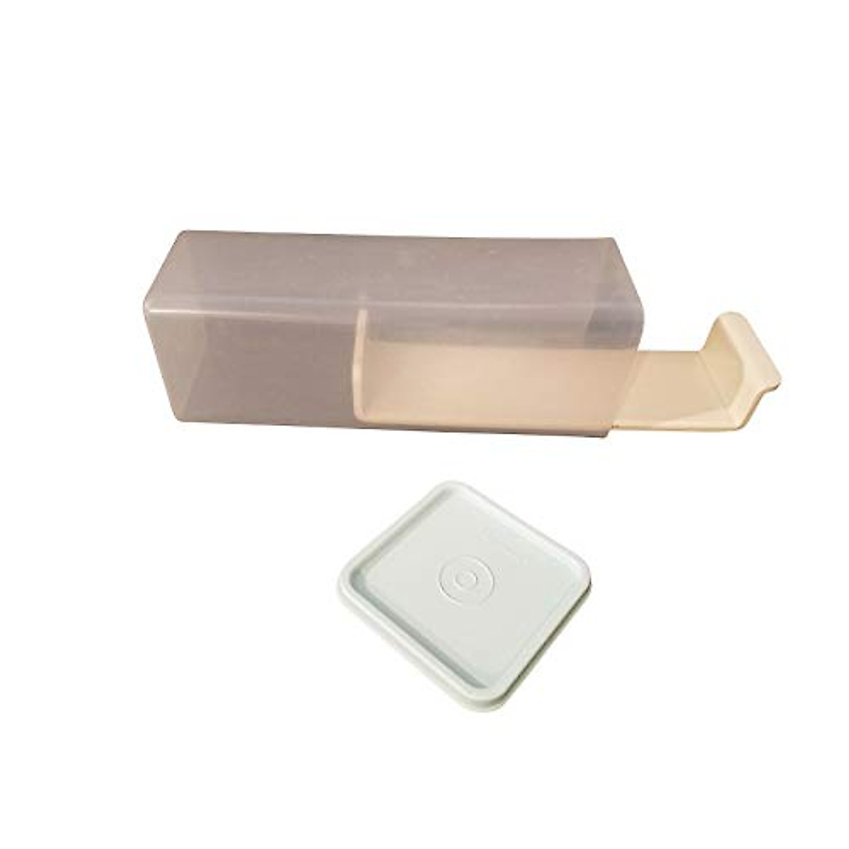 Vintage Tupperware Almond Velveeta Cheese Cracker Storage Keeper Container 1696