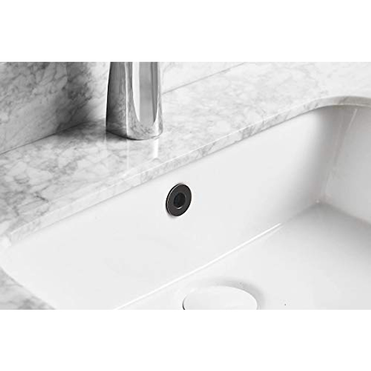 Bathroom Vanity Sink Basin Trim Overflow Cover Round Insert in Hole Caps Circular Ring Oil Rubbed Bronze