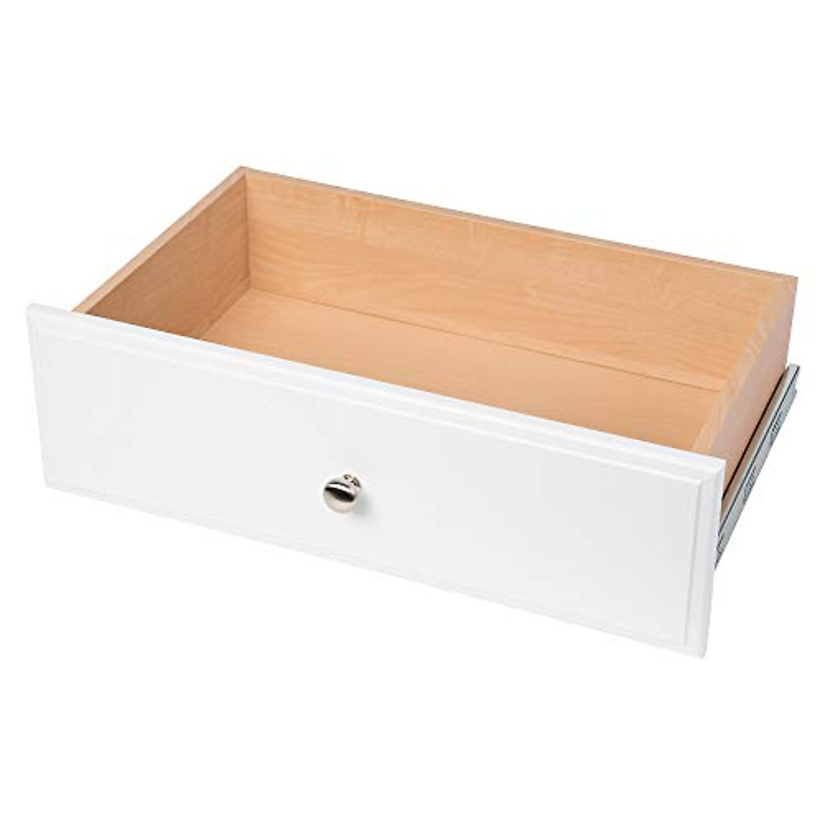 Easy Track 8" Drawer Closet Storage, White