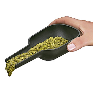 Zassenhaus Cast Iron Mortar & Pestle with Pouring Spout, 7" Oval, black - Mortar And Pestle Set