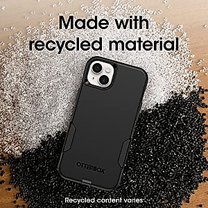 OtterBox iPhone 14 Plus Commuter Series Case - BLACK , slim & tough, pocket-friendly, with port protection