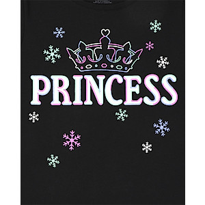 The Children's Place Girls Assorted Everyday Long Sleeve Graphic T-Shirts,Multipacks Princess/Princess at Heart 2-Pack Medium