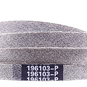 Gpartsden 196103 Mower Deck Drive Belt 54" fits Husqvarna Sears Craftsman Jonsered Replaces 196103 532196103 147-1/2"x5/8"