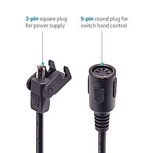 Okin Refined-R Motor Model JLDQ-14 & JLDQ.14.B.301.153D, Power Recliner Actuator Electric Lift Chair Replacement Part for JLDQ.14.B.301.153D03/D04