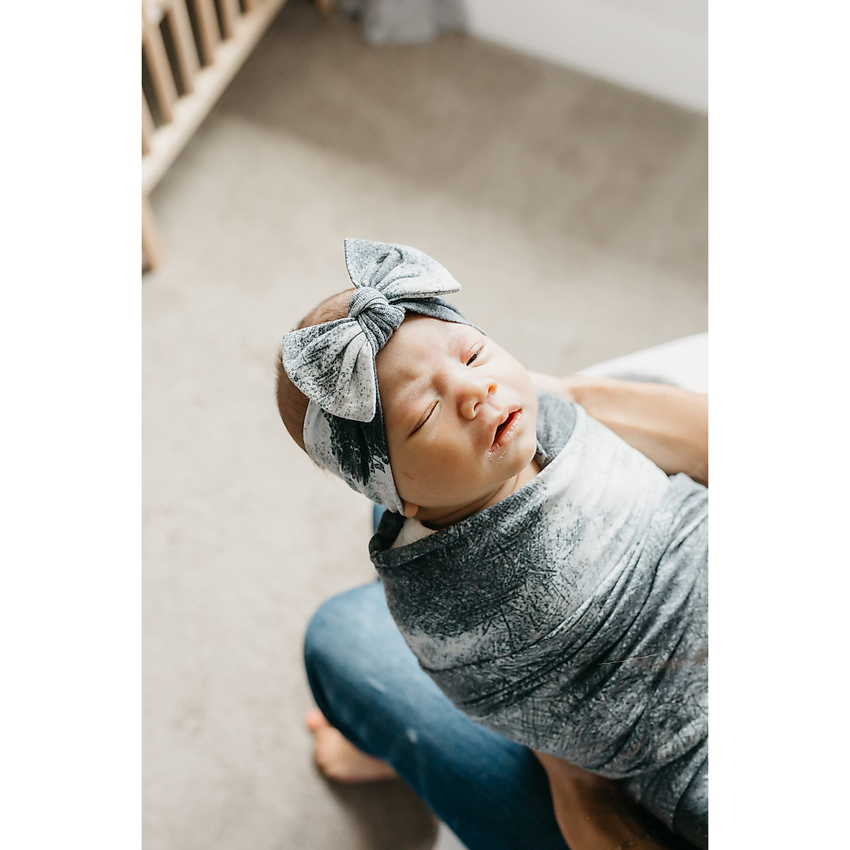 Copper Pearl Large Premium Knit Baby Swaddle Receiving Blanket Thrasher