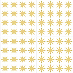 WallPops WPK2665 Gold Stars Wall Decal, Metallic
