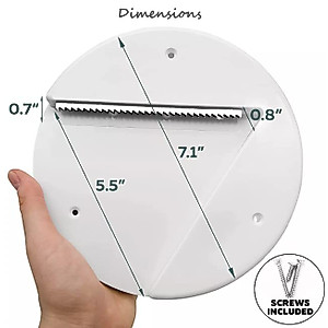Mounted Under Cabinet Jar Opener for Weak Hands & Seniors - Single handed Jar/Bottle Opener. For any kind or size of Can or Jar. Easy Grip. Gadget for Home & Kitchen. Ideal Gift.