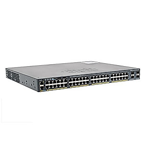 Cisco WS-C2960X-48LPS-L Catalyst 2960X Series 48-Port PoE+ Gigabit Ethernet Switch (Renewed)