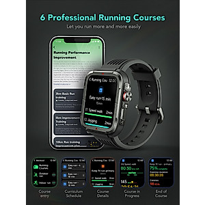 SKG R8 Military Smart Watches for Men (Answer/Make Call) Alexa Built-in, 1.8'' Rugged Bluetooth Tactical Smartwatch for Android iPhone, IP68 Waterproof Fitness Tracker Heart Rate Monitor, 2023 New