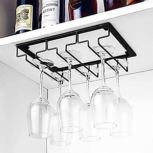 Wine Glass Shelf, Upside-down Home Goblet Iron Art Shelf, Wine Glass Hanging Storage Rack