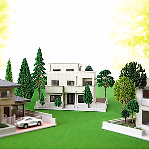 Skylety 70 Pieces Model Trees 1.2-6.3 Inch Mixed Model Tree Train Scenery Architecture Trees Fake Trees for DIY Crafts, Building Model, Scenery Landscape Natural Green(Vintage)