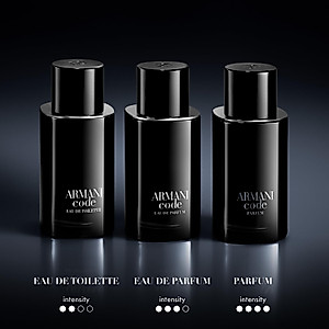 Armani Beauty - Code - Eau de Toilette - Cologne for Men - Ambery Woody Fragrance - Citrus, Lavandin, Tonka Bean Notes - 1 Fl Oz