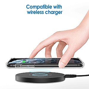 JETech Case for iPhone 11 Pro Max 6.5-Inch, Non-Yellowing Shockproof Phone Bumper Cover, Anti-Scratch Clear Back (Clear)