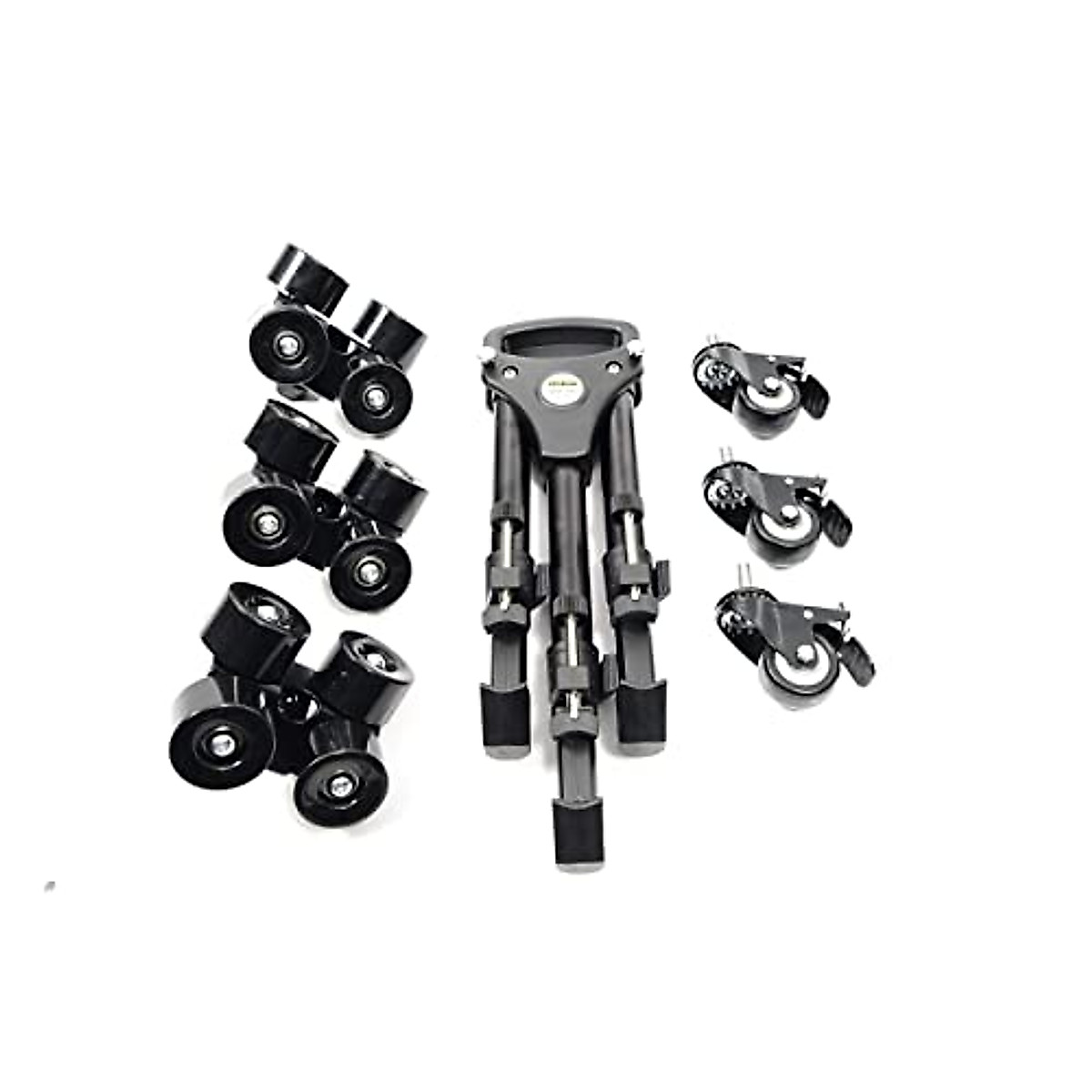 Glide Gear SYL 960 Floor Tripod Track Dolly Hybrid with Caster and Track Wheels