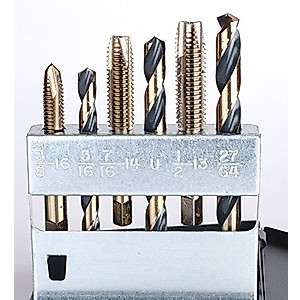 Viking Drill and Tool by Norseman 57580 SP-18TD Type 20-UB Spiral Point Plug Style Magnum Super Premium Tap/Drill Set