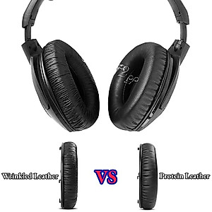 YunYiYi Upgrade Protein Leather Replacement Ear Pads Cushion HDR160 HDR170 RS160 RS180 Earpad Compatible with Sennheiser HDR160/170/180 RS160/170/180 Wireless Headset Headband