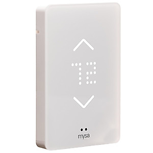 Mysa Smart Thermostat for Electric in-Floor Heating | High Line Voltage Heating, Class A GFCI Temperature Sensor, Works with Smart Assistants, Control Remotely with Phone/Tablet, Quick & Easy Install