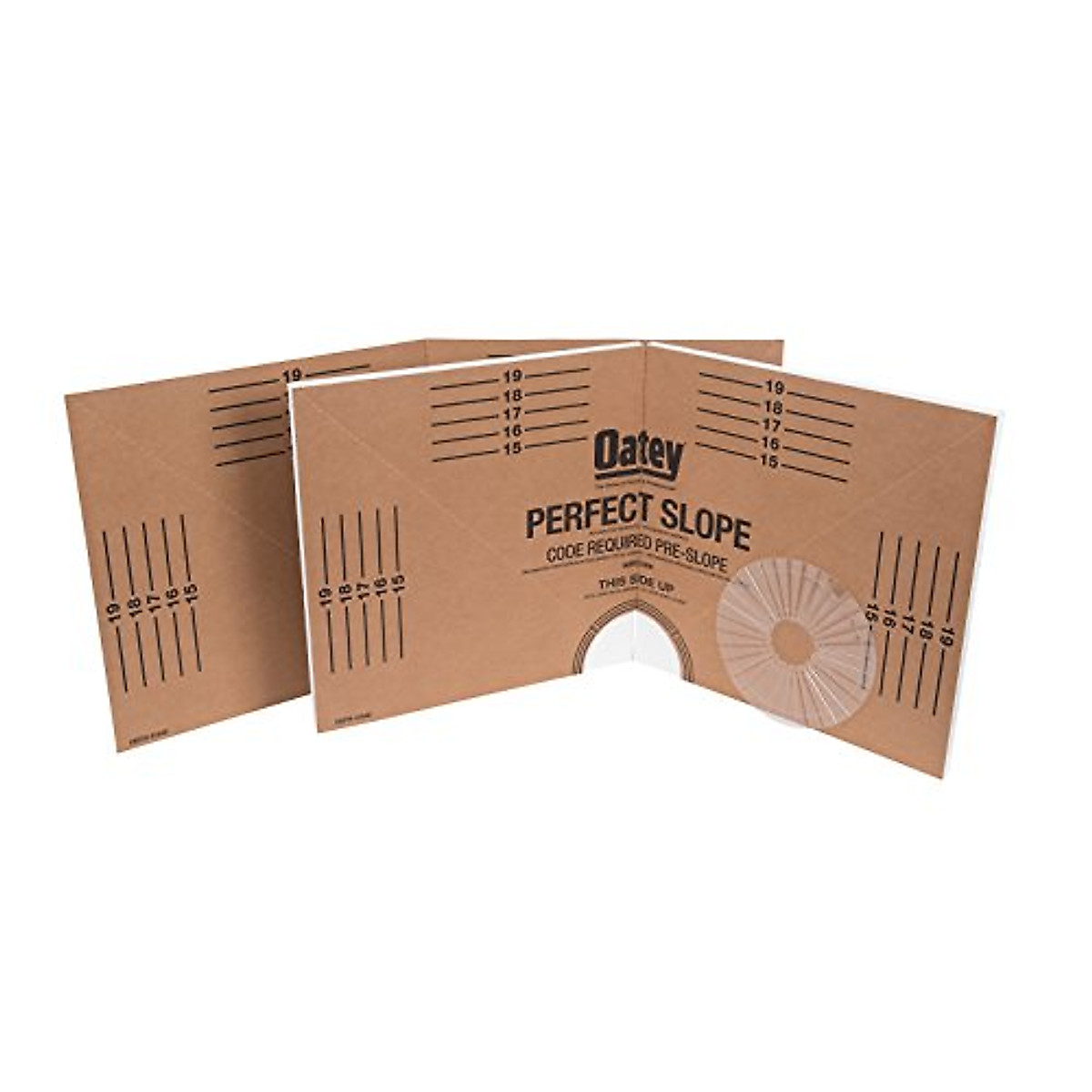 Oatey 41640 Perfect Slope Base, 40 in. x 40 in.,Brown