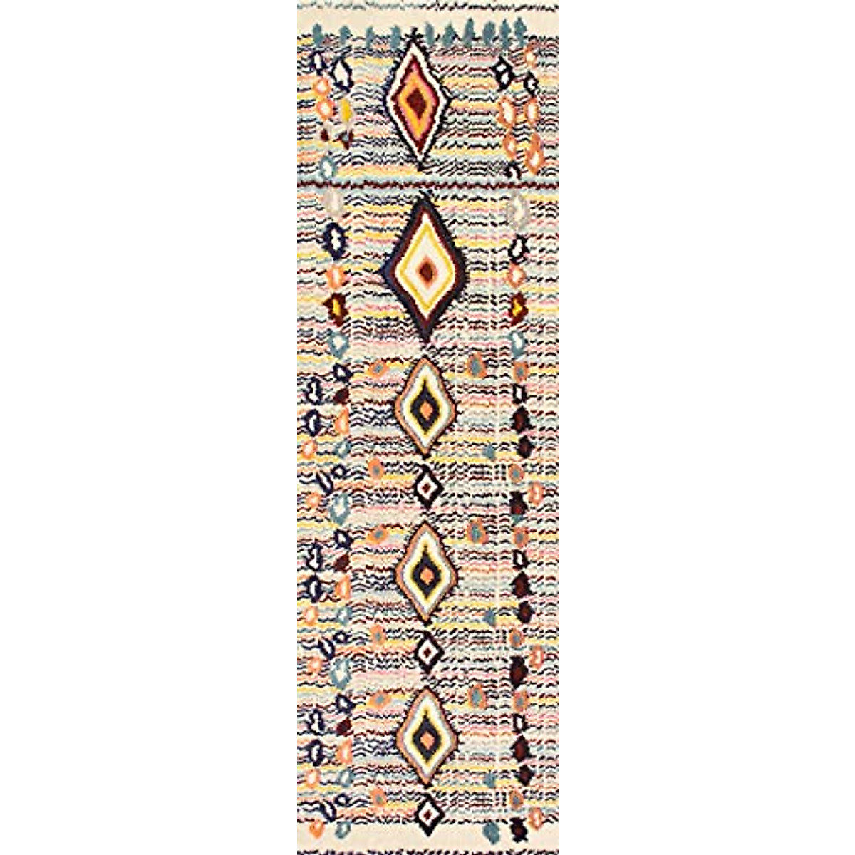 nuLOOM Motley Moroccan Runner Rug, 2' 6" x 6', Multi