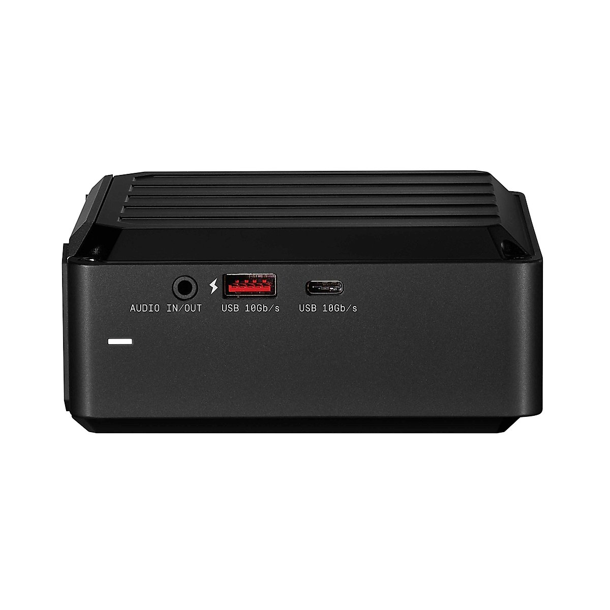 WD_Black D50 Game Dock. 2X Thunderbolt 3 Ports, DisplayPort 1.4, 2X USB-C & 3X USB-A, Audio in/Out, Gigabit Ethernet; Customizable RGB Lighting