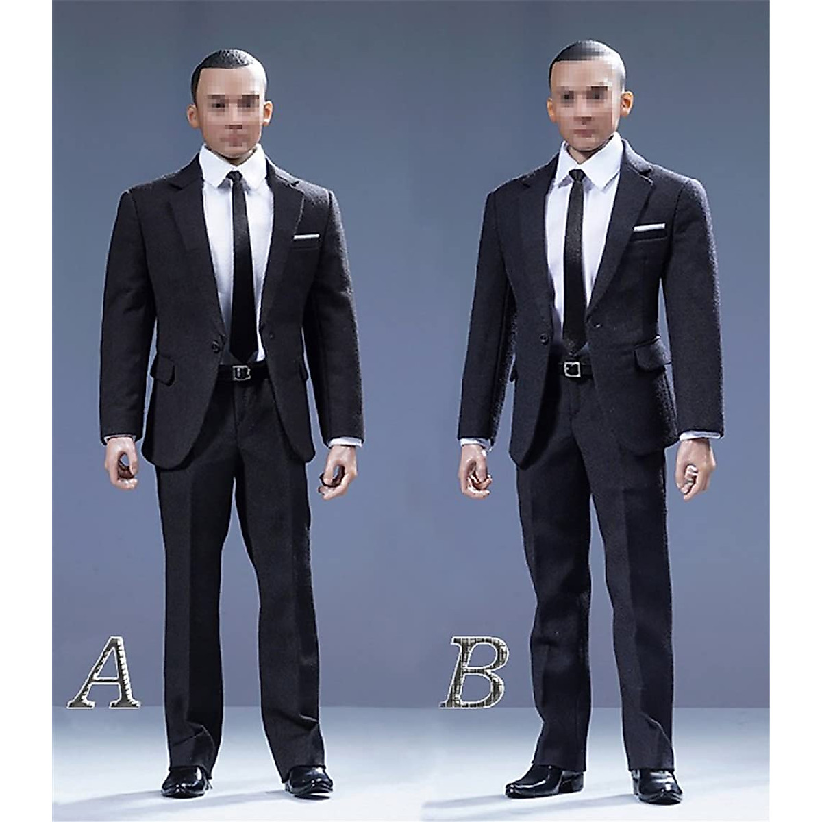 HiPlay 1/6 Scale Figure Doll Clothes, Shirt+Coat+Pants+Shoes Suit, Outfit Costume for 12 inch Male Action Figure Phicen/TBLeague CM085(Blue)