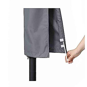 Garden Balsam Umbrella Cover for 6ft to 9ft Patio Umbrellas, Waterproof and Durable Market Umbrella Cover with Zipper and Rod