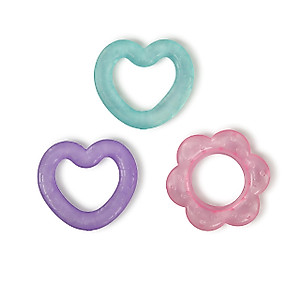 Bright Starts Everything Nice Teething Toys 9-Piece Set - BPA-Free Rattles and Chillable Teethers, Purple and Pink Baby Toys, 3 Months+