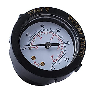 Wadoy 190059 Replacement Compatible with Pentair, Excellent Performance Pool Filter Pressure Gauge, Perfectly Replaces Pentair Pool Pressure Gauge