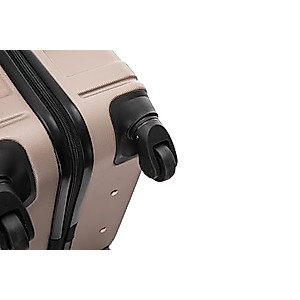 O ORNATE Luggage Sets 3 Piece Luggage Set - Hard luggage sets with spinner wheels and TSA Lock - Lightweight Expandable Suitcase Set (sizes 20",24",28") (champagne)