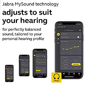 Jabra Elite 45h, Titanium Black – On-Ear Wireless Headphones with Up to 50 Hours of Battery Life, Superior Sound with Advanced 40mm Speakers – Compact, Foldable & Lightweight Design (Renewed)