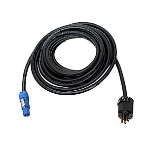 Elite Core PC14-AM-25 Neutrik PowerCon to Edison Male Power Cable, 25', 25 ft