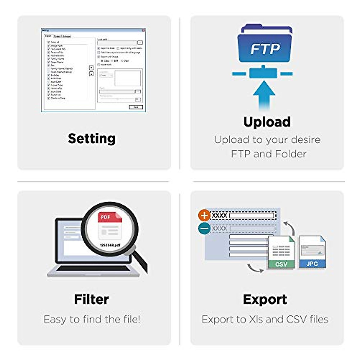 Plustek Duplex Driver Licnese & ID Card Scanner - The Integrated Software Automatically Extracts ID Data and Populates into Data Fields, in Addition to Age Verification. Support Windows only