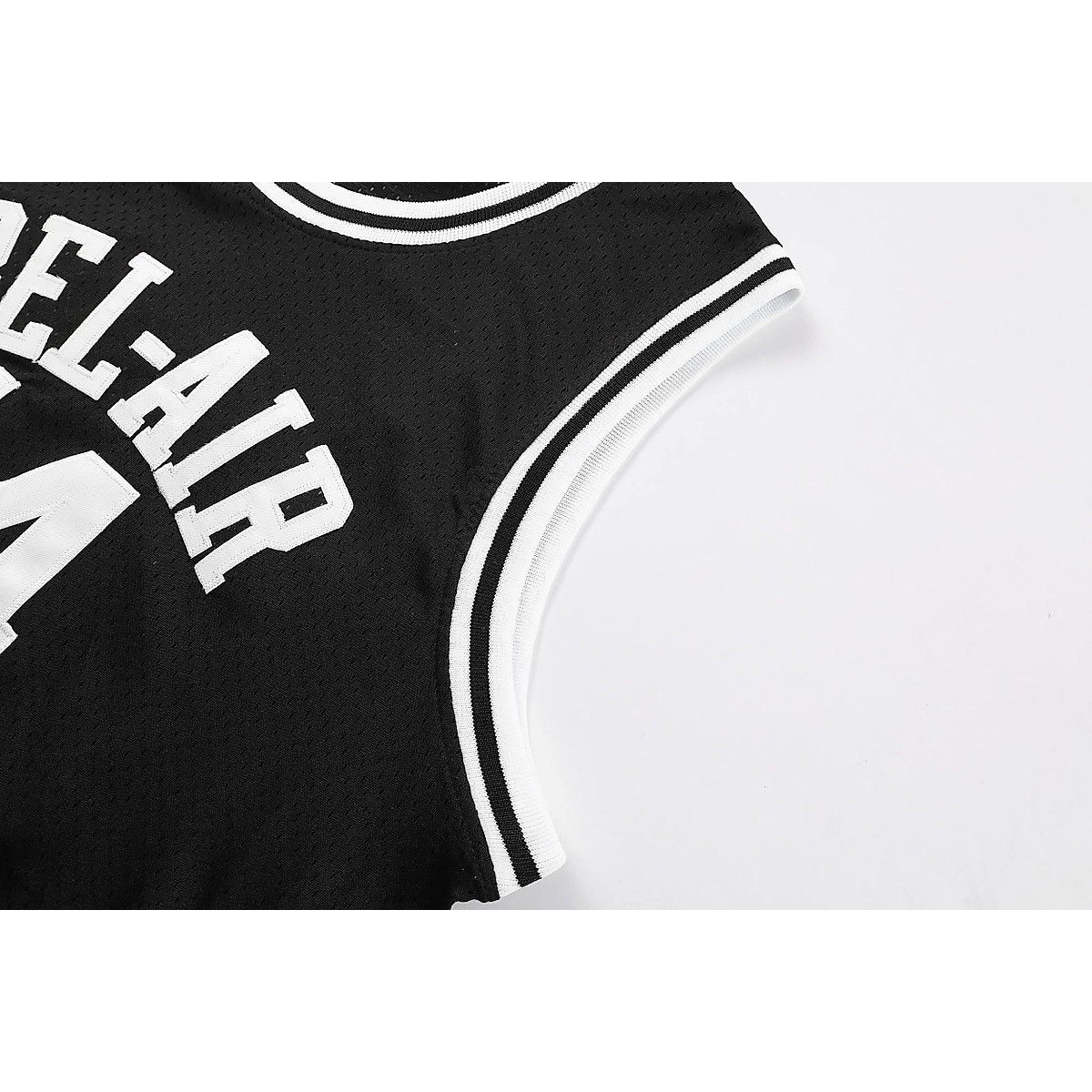 MESOSPERO #14 The Fresh Prince of Bel Air #25 Carlton Banks Basketball Jersey,90s Hip Hop Clothes for Party Men (14 Black, X-Large)