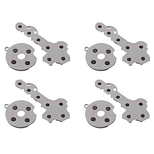 Onyehn 4 Sets Silicone Conductive Rubber Pads Button D-Pad for Xbox 360 Controller Buttons Repair Replacement Part