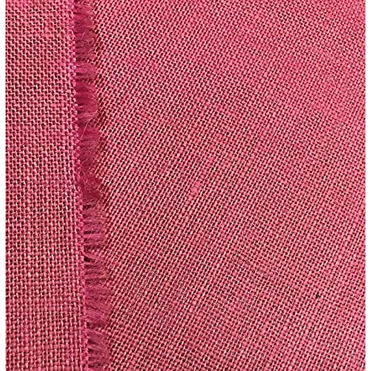 USA Fabric Store Jute Burlap Fabric Rose Pink 58" Wide 11 OZ Premium 100% Upholstery by The Yard