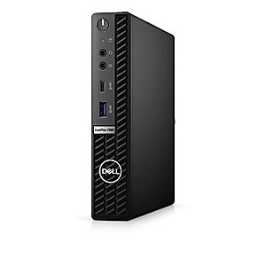 Dell Optiplex 7080 Micro Tower Desktop | Core i5-10500T - 256GB SSD Hard Drive - 8GB RAM | 6 cores @ 3.8 GHz Win 10 Pro Black