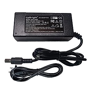 UpBright AC Adapter Compatible with Jackery Explorer 550 Portable Power Station Solar Ready Generator Backup Battery Li-ion NMC 110V 500W Lithium Ion Rechargeable Li-NMC DC 12V-30V Supply Cord Charger