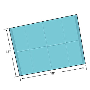 Adenna BIB741B Dental Bibs/Lap Cloths, Blue (Box of 500)