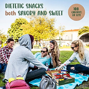 100 CALORIE Snack Packs Care Package | VALENTINES DAY GIFT BASKETS | Vegan, Gluten Free Dairy Free Snacks, Bars & Nuts all 100 calories or Less [20 count] Holiday Gift Basket | Low Calorie Diet Snacks | Snack Food Gifts