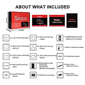 BRIKSMAX Led Lighting Kit for Crocodile Locomotive - Compatible with Lego 10277 Building Blocks Model- Not Include The Lego Set