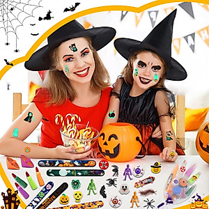 Halloween Party Favors for Kids, Halloween Party Gloves Stuffed Toys Bulk for School Classroom Prizes Non Candy Halloween Treat Boxes for Boys Girls Prizes Halloween Party Supplies