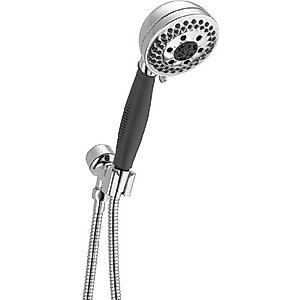 Delta Faucet 5-Spray H2Okinetic Hand Held Shower Head, Chrome 54445-PK
