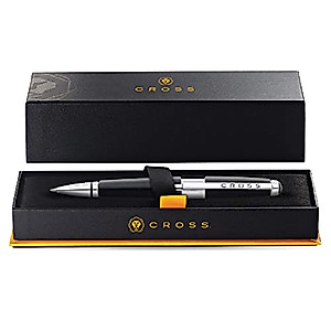 Cross Edge Gel Pen, Retractable, Medium 0.7 Mm, Black Ink, Black Barrel