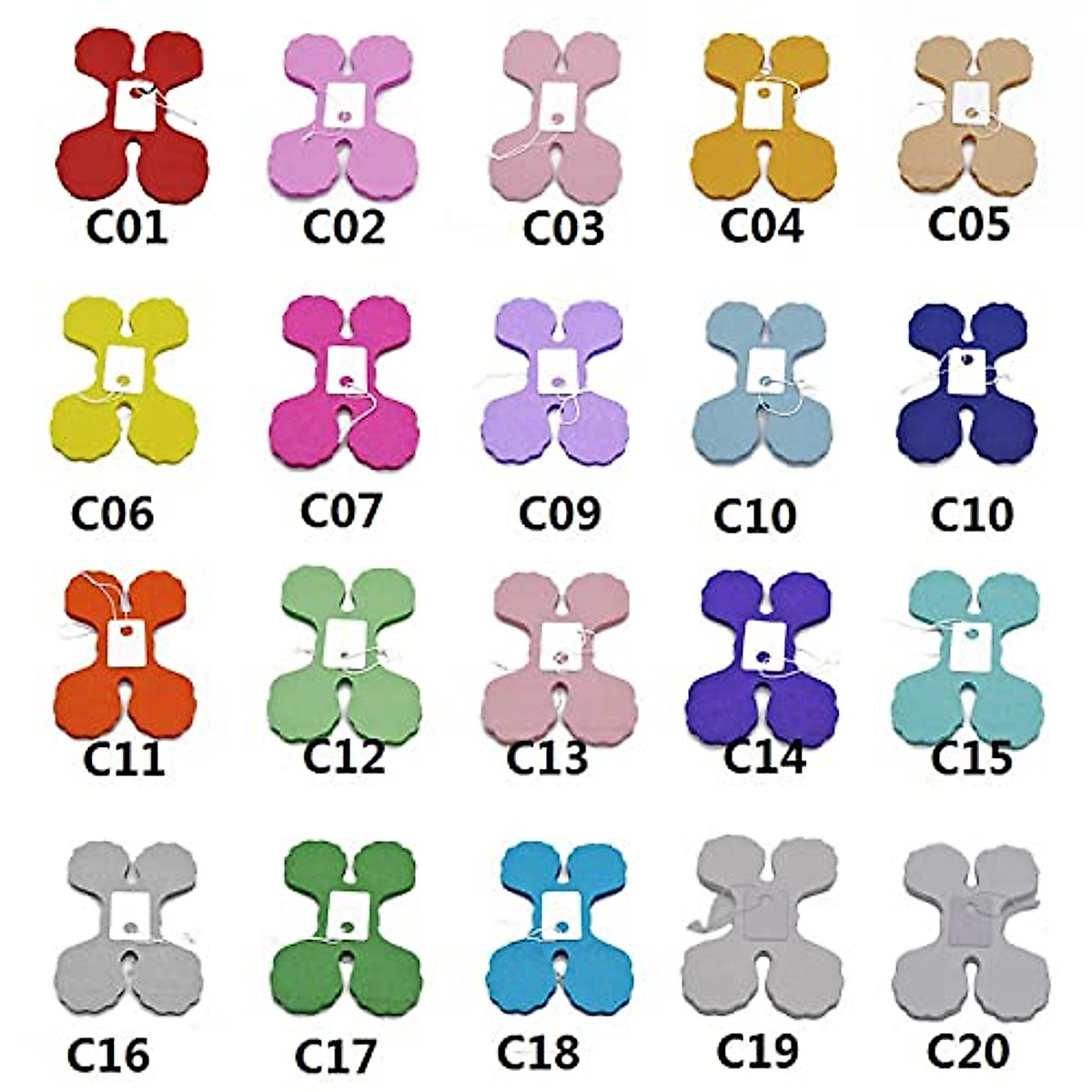 Pack of 6 Hanging Garland Four-Leaf Tissue Paper Flower Garland Reusable Party Streamers for Party Wedding Decorations, 10 Feet/3M (C07-Hot Pink)