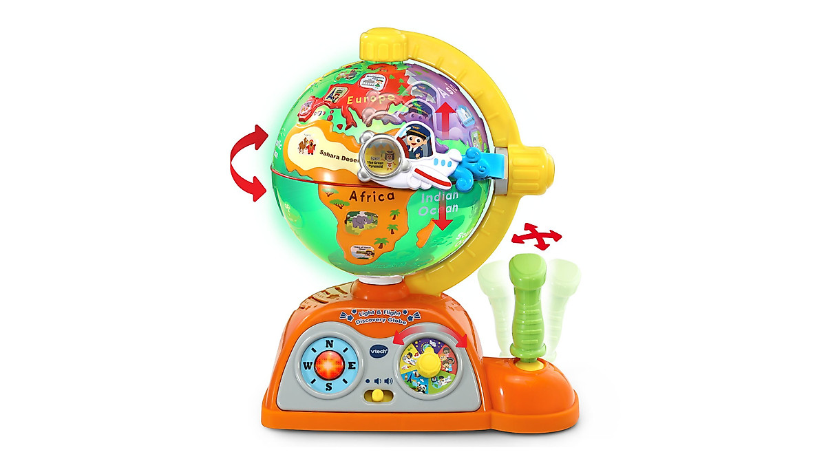 Explore with VTech Light and Flight Discovery Globe
