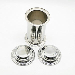 MAYAGU 10.2" Stainless Steel Time Capsule Waterproof Lock Container Storage Future Gift