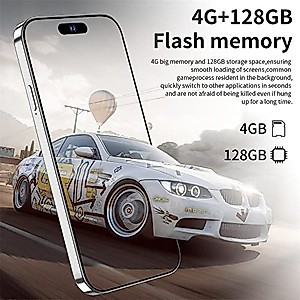 Echoamo A14 Pro MAX Unlocked Smartphone, 6.82-inch HD Screen Phone, 4+128G Dual SIM Phone with A 128G Memory Card for Android 10 (Four Colors to Choose from)