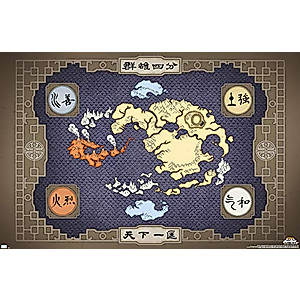 Trends International Avatar-Map Wall Poster, 22.375 in x 34 in, Unframed Version